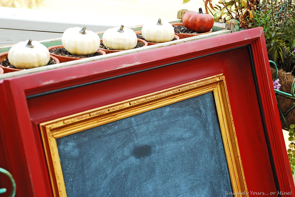 Luscious Red Chalkboard Frame – Uniquely Yours… or Mine!
