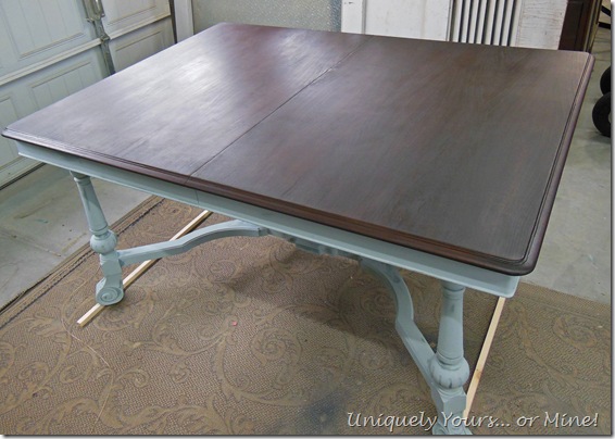 Vintage Dining Table Refinishing Tutorial – Uniquely Yours… or Mine!