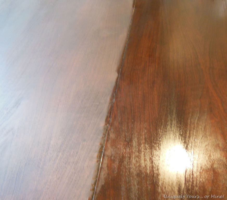 Vintage Dining Table Refinishing Tutorial – Uniquely Yours… or Mine!